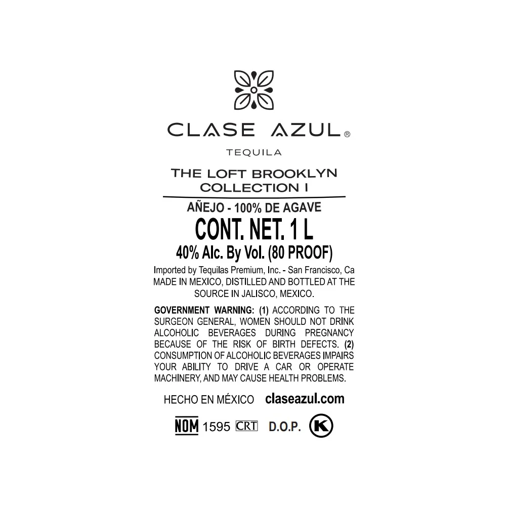 Clase Azul Limited Edition Tequila "The Loft Brooklyn" | Liquor Stars