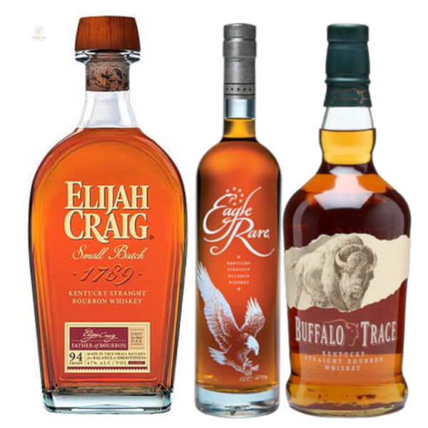 Elijah Craig, Eagle Rare, Buffalo Trace Bourbon Bundle | Liquor Stars