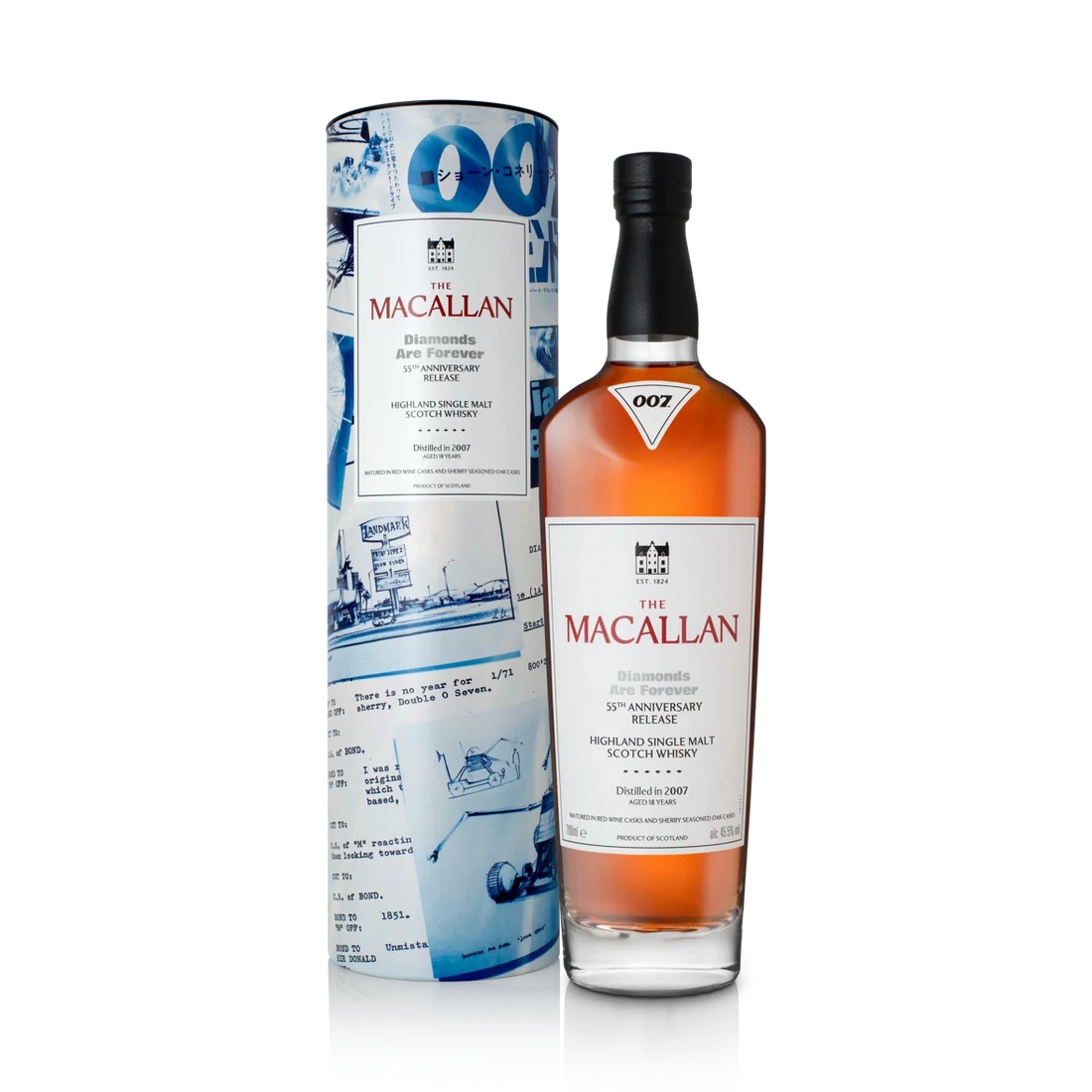 Macallan Diamonds Are Forever 55th Anniversary 18 Year Old Single Malt ...