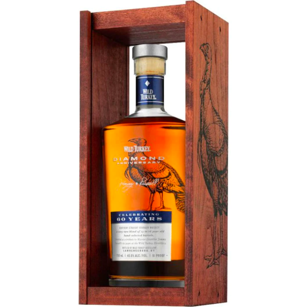 Wild Turkey Diamond Anniversary Kentucky Straight Bourbon Whiskey ...