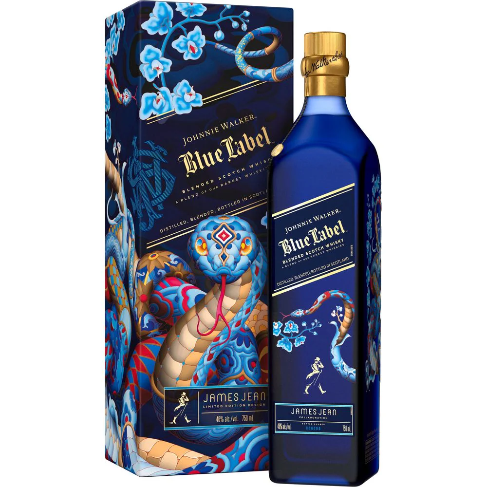 Johnnie Walker Blue Label Year of the Snake 2025 Limited Edition Scotch ...