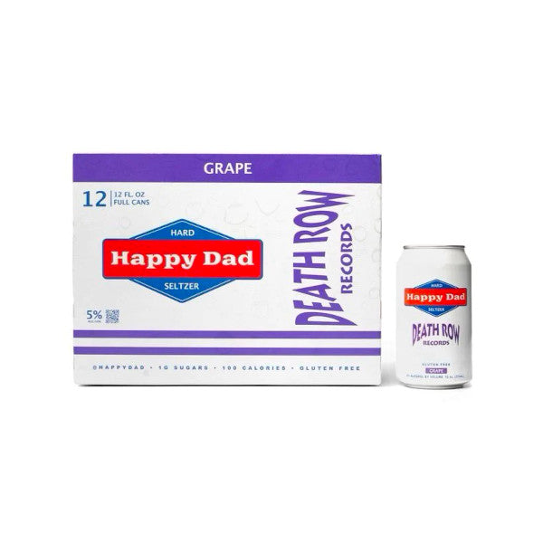 Happy Dad x Death Row Records Grape Hard Seltzer (12pk) | Liquor Stars