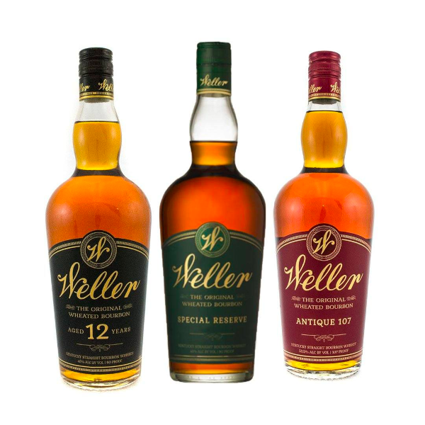 Weller Special Reserve, Weller Antique 107, & Weller 12 Year Bundle ...